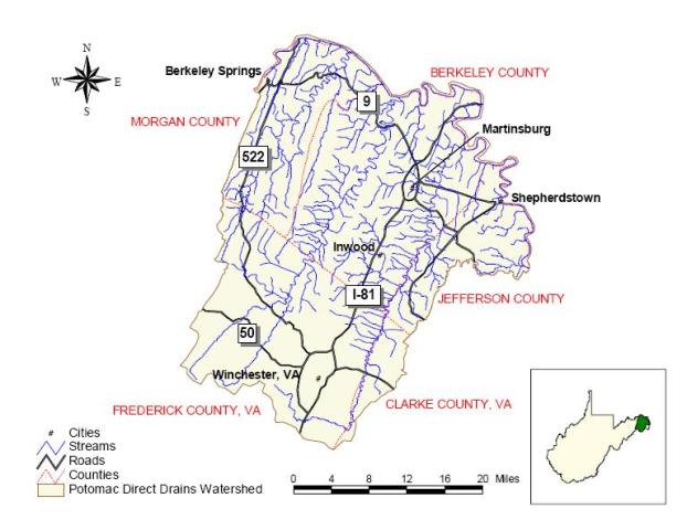 West Virginia watersheds